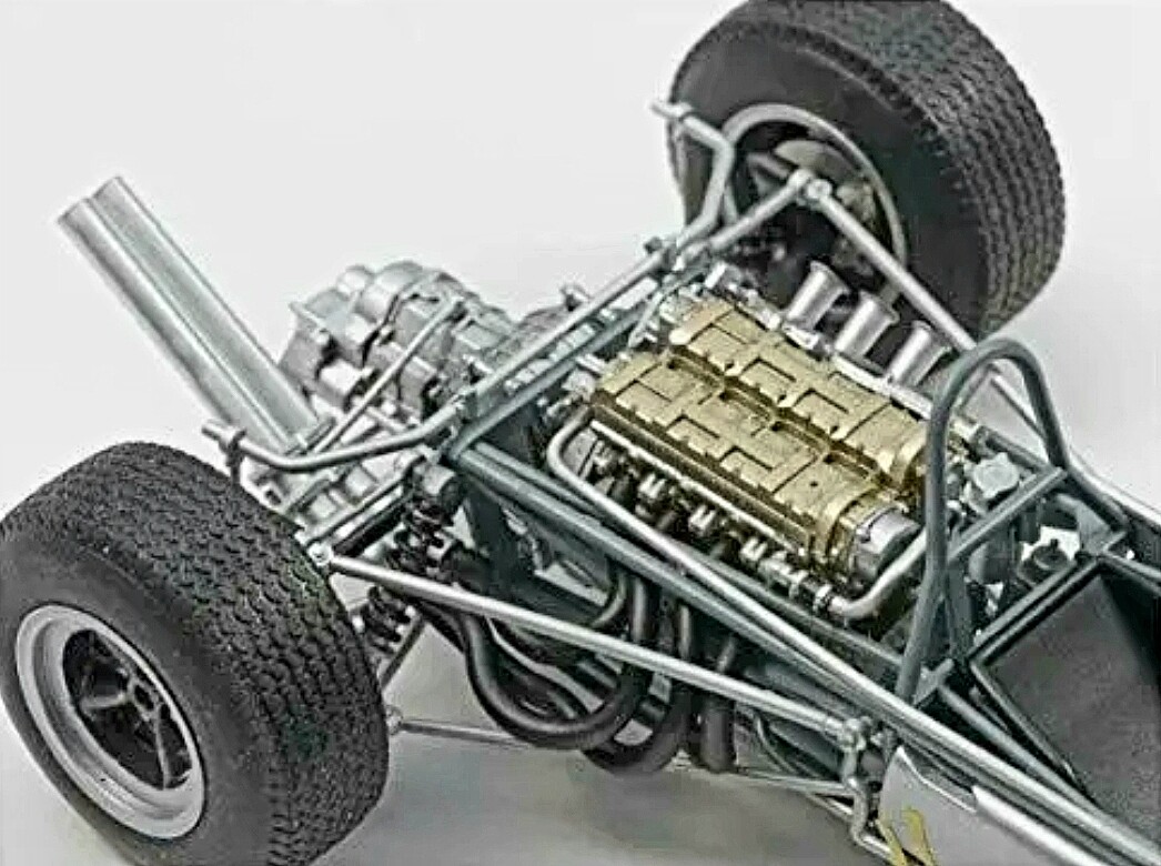 1966 Brabham Honda BT18 F2 Champion Race Car -- Plastic Model Car ...