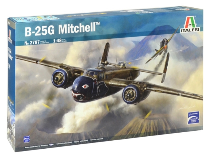 B25G Mitchell Bomber -- Plastic Model Airplane Kit -- 1/48 Scale ...