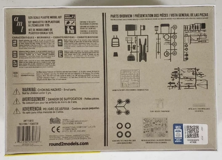 1923 Ford Model T Roadster Street Rod Series -- Plastic Model Car Kit ...