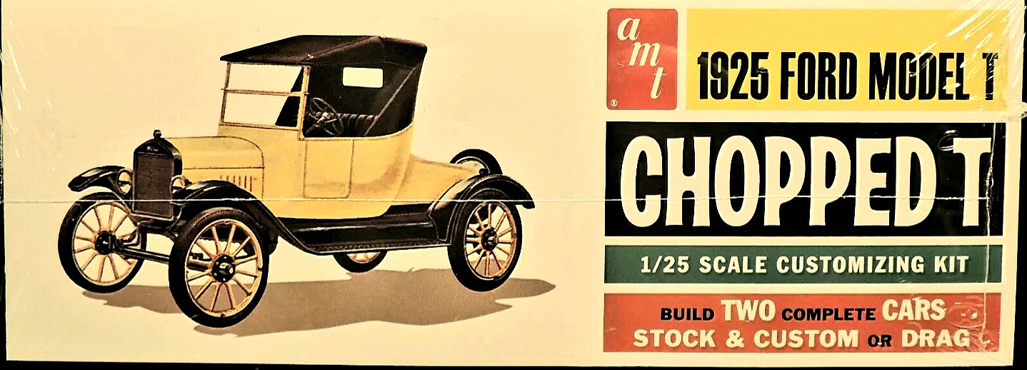1925 Ford T Chopped -- Plastic Model Car Kit -- 1/25 Scale -- #1167 ...