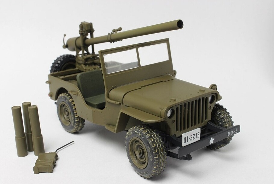 Gallery Pictures MPC Godzilla Army Jeep Plastic Model Military Vehicle ...
