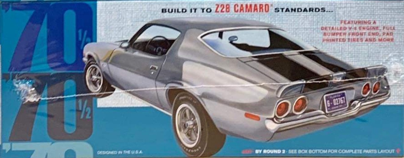 1970 Camaro Z28 Full Bumper -- Plastic Model Car Kit -- 1/25 Scale ...