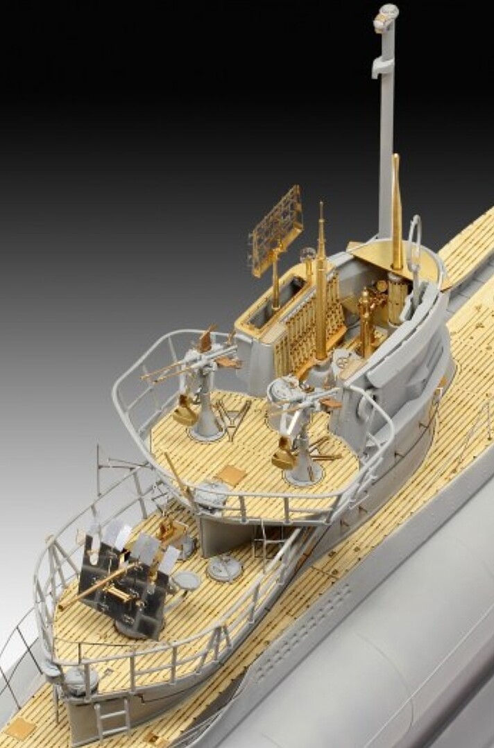 German Type VII C41 Submarine -- Plastic Model Submarine Kit -- 1/72 ...