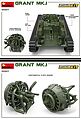 Mini-Art M3 Grant Mk1 Tank w/Full Interior Plastic Model Tank Kit 1/35 ...