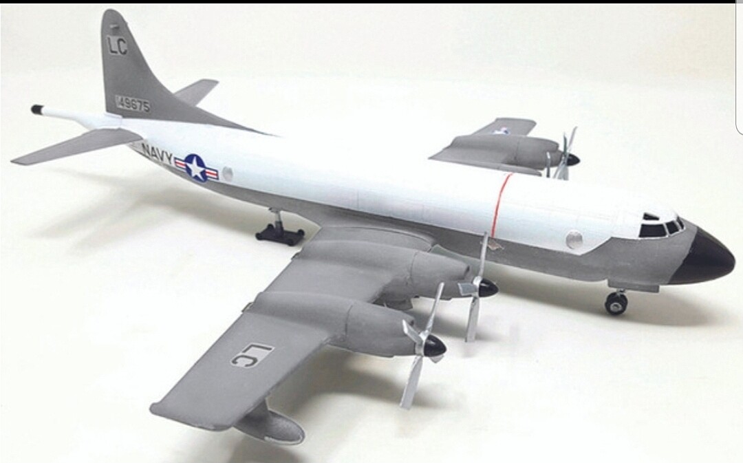P-3A Orion Aircraft -- Plastic Model Airplane -- 1/115 Scale -- #163 ...