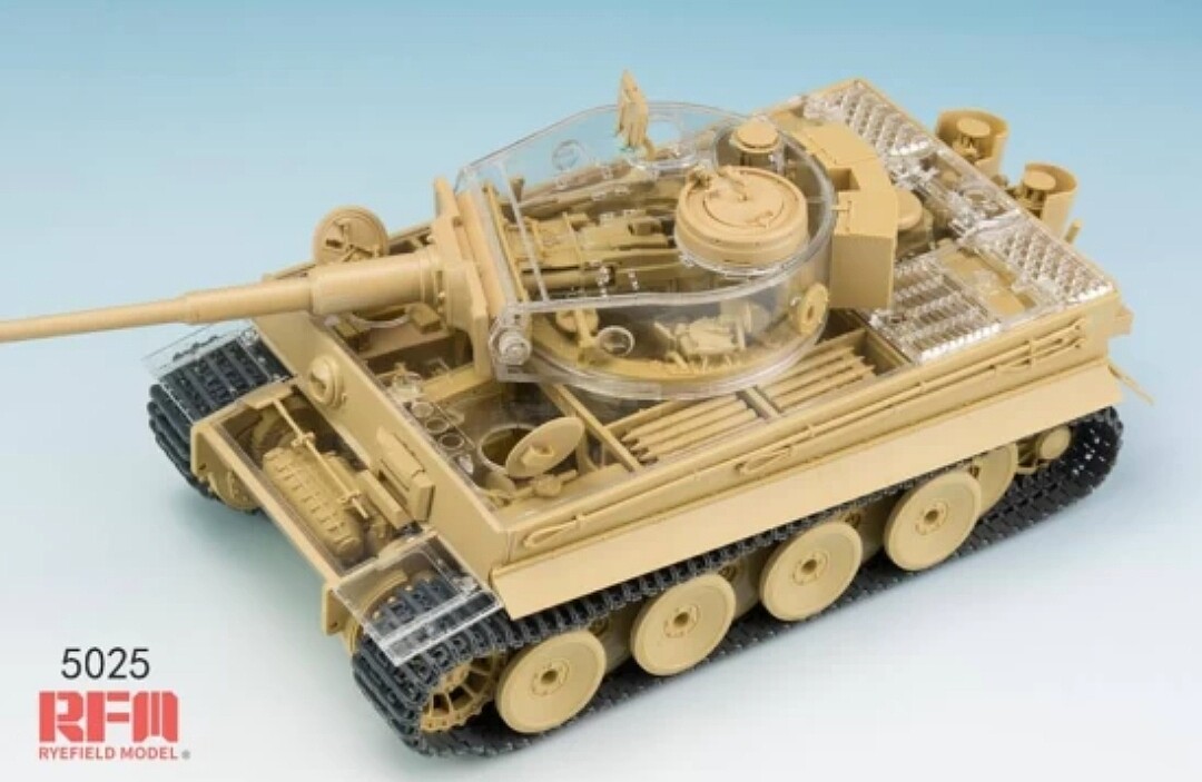 Tiger I Wittmann's Early Production -- Plastic Model Military Vehicle ...