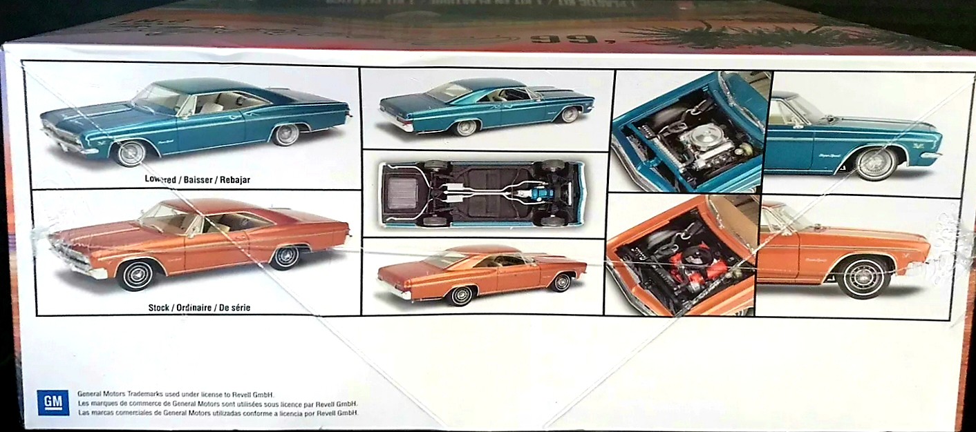 '66 Chevy Impala SS 396 2n1 -- Plastic Model Car Kit -- 1/25 Scale ...