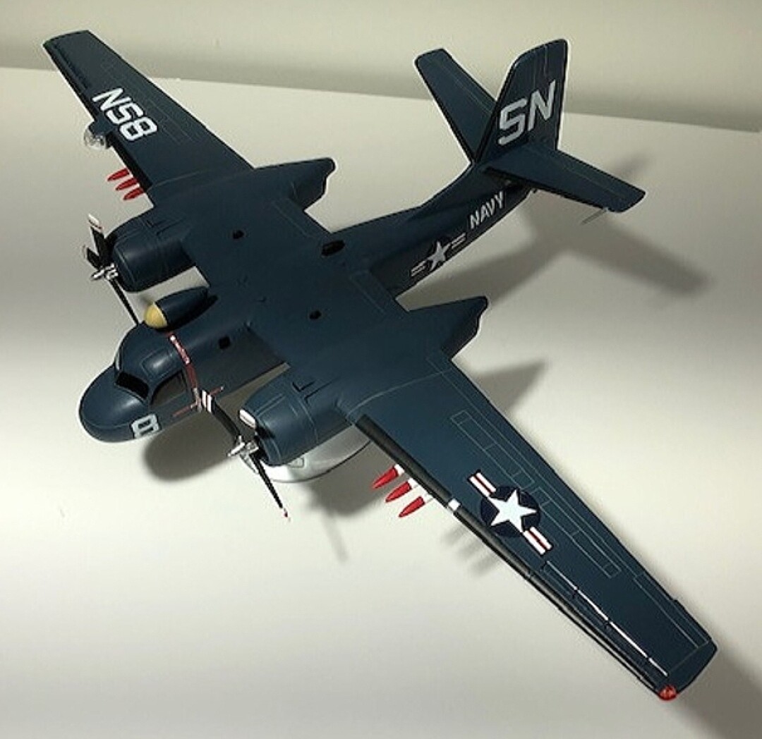 S2F Hunter Killer -- Plastic Model Airplane Kit -- 1/54 Scale -- #145 ...