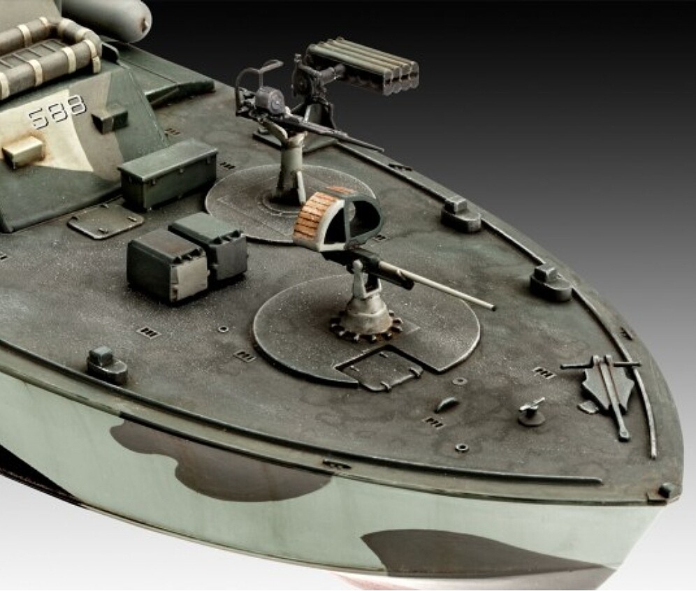 Patrol Torpedo Boat PT588/PT57 -- Plastic Model Ship Kit -- 1/72 Scale ...
