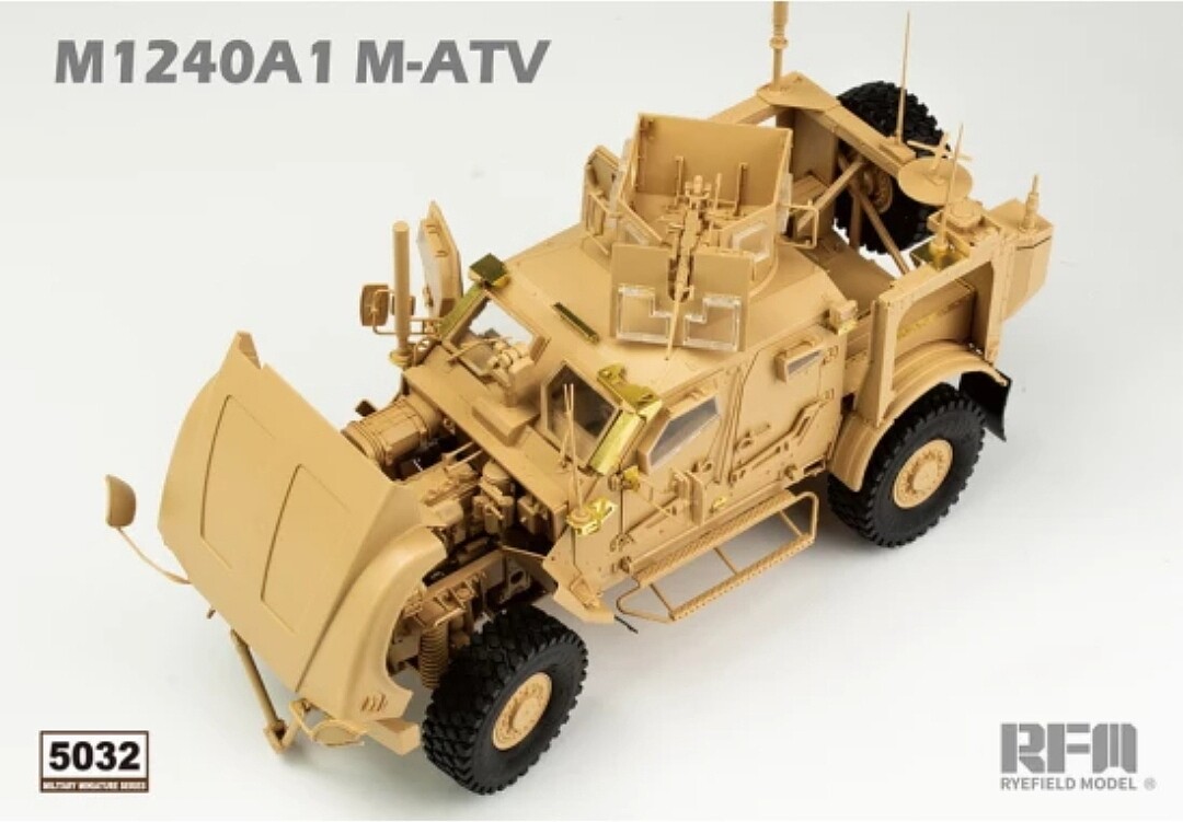 M1240A1 M-ATV MRAP with Full Interior -- Plastic Model Military Vehicle ...