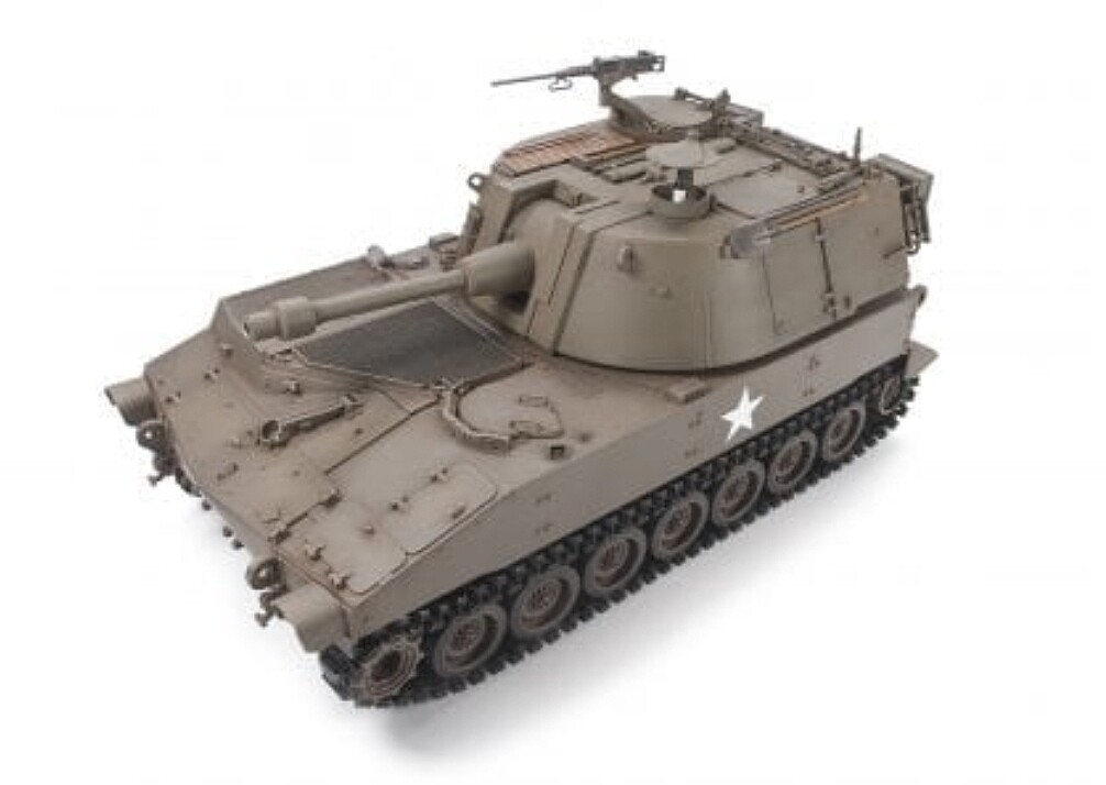 US M-108 105mm Howitzer -- Plastic Model Military Tank Kit -- 1/35 ...