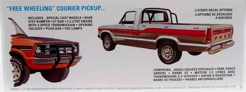 '78 Ford Courier Minivan -- Plastic Model Car Vehicle Kit -- 1/24 ...