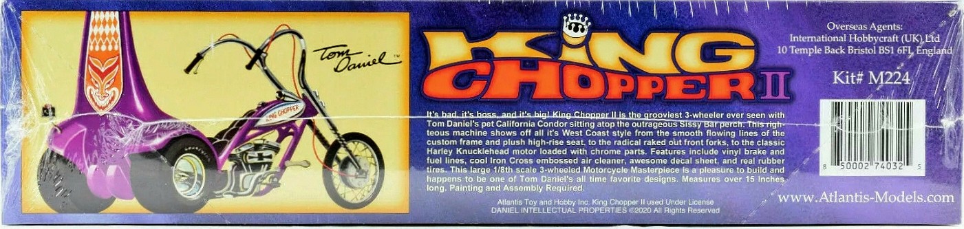 Tom Daniel King Chopper II -- Plastic Model Car Kit -- 1/8 Scale ...