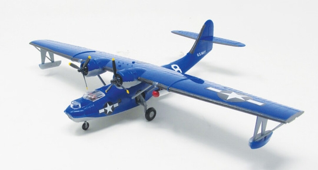 US Navy PBY-5A Catalina Seaplane -- Plastic Model Airplane Kit -- 1/104 ...