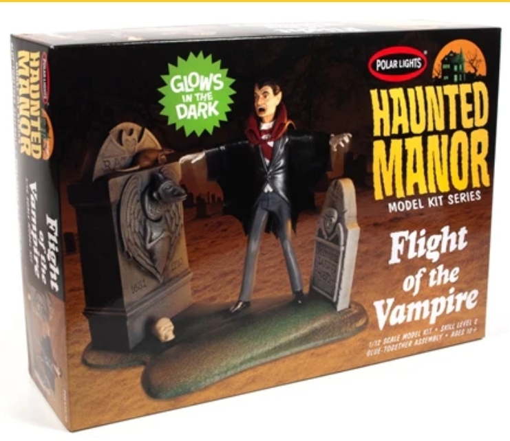 Haunted Manor Flight of the Vampire Diorama Set -- Plastic Model ...