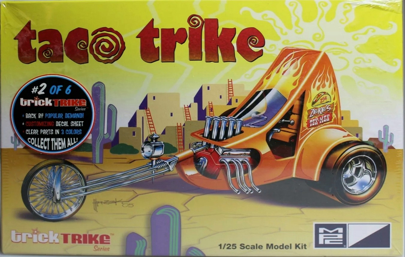 Taco Trike (Trick Trikes Series) -- Plastic Model Motorcycle Kit -- 1/ ...