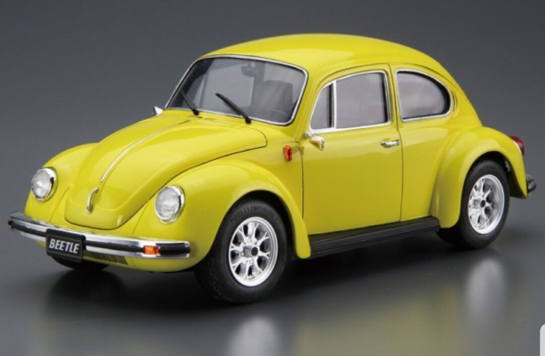 1973 VW Beetle Model 1303S Hardtop -- Plastic Model Car Vehicle Kit ...