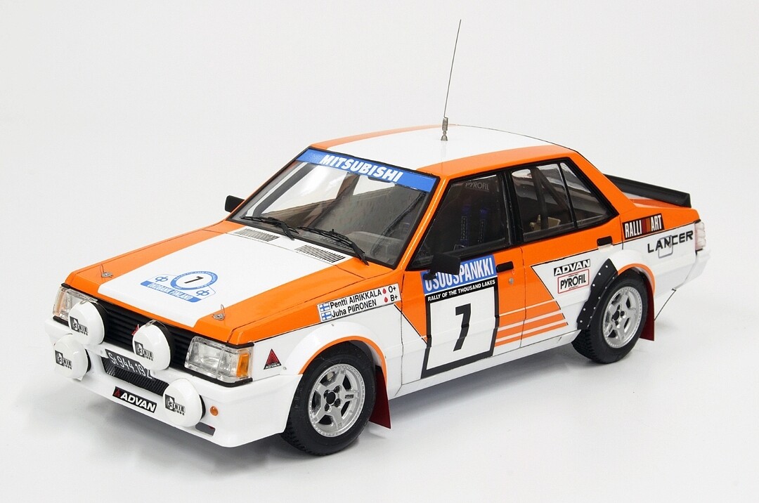 1/24 Mitsubishi Lancer Turbo 1982 Rally of 1000 Lakes Race Car pictures ...
