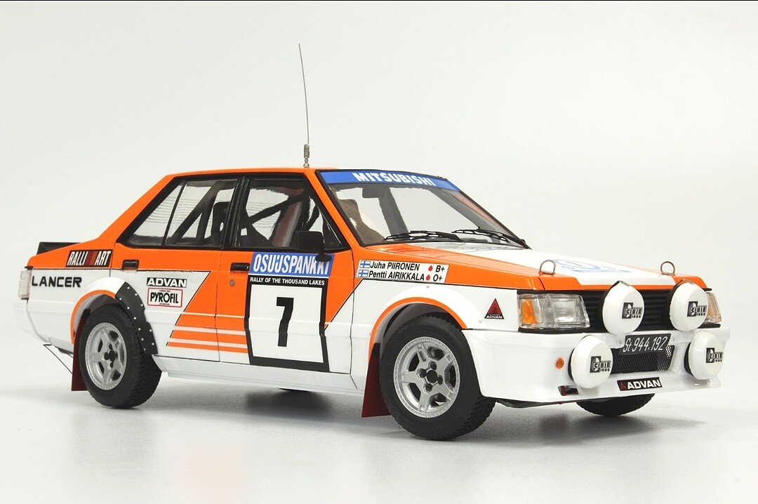 1/24 Mitsubishi Lancer Turbo 1982 Rally of 1000 Lakes Race Car pictures ...