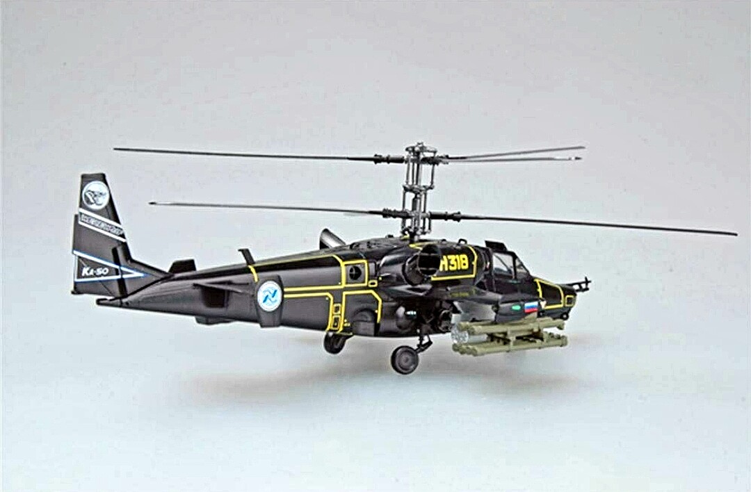 KA-50 # 318 Werewolf Russian AF -- Pre Built Plastic Model Helicopter ...