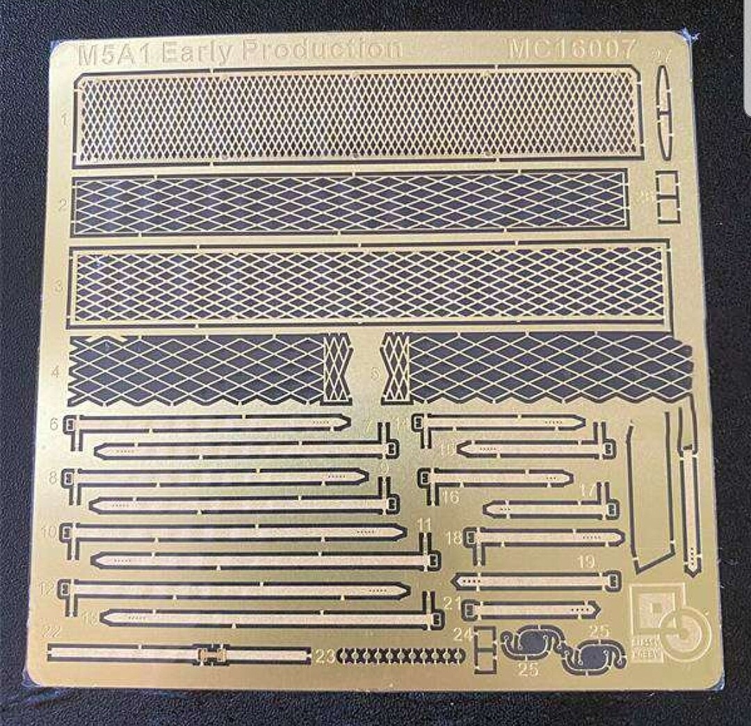 M5A1 Stuart Early Production Light Tank -- Plastic Model Tank Vehicle ...