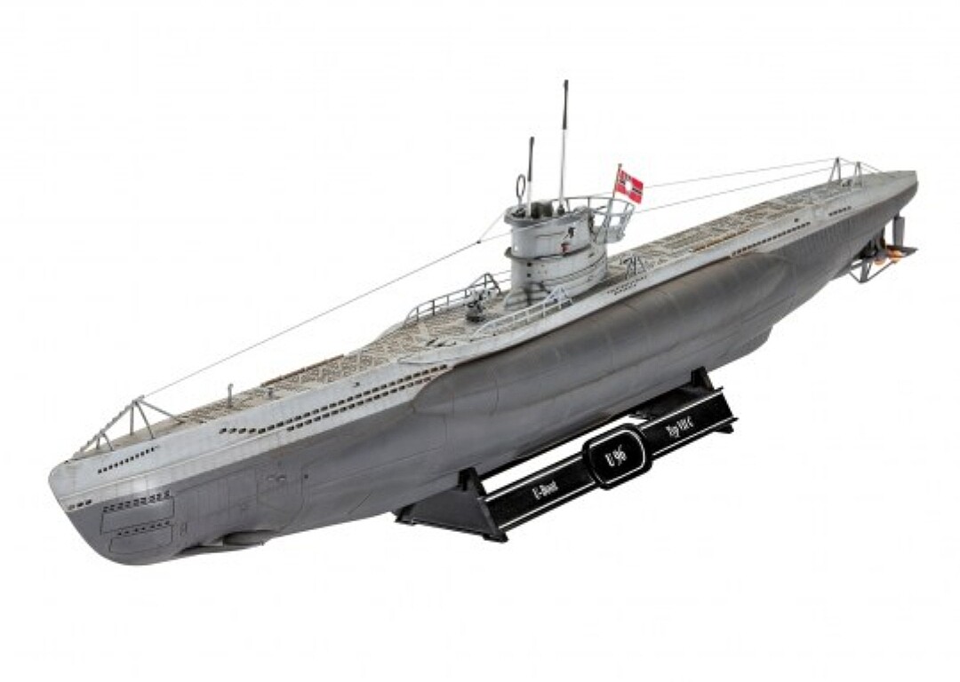 German U-Boat Type VIIC Submarine Kit -- Plastic Model Submarine Kit ...