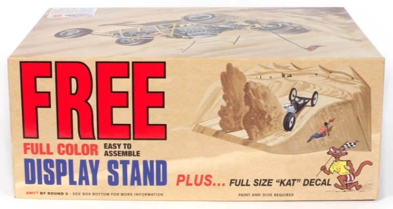 Sandkat Dune Dragster -- Plastic Model Car Vehicle Kit -- 1/25 Scale ...