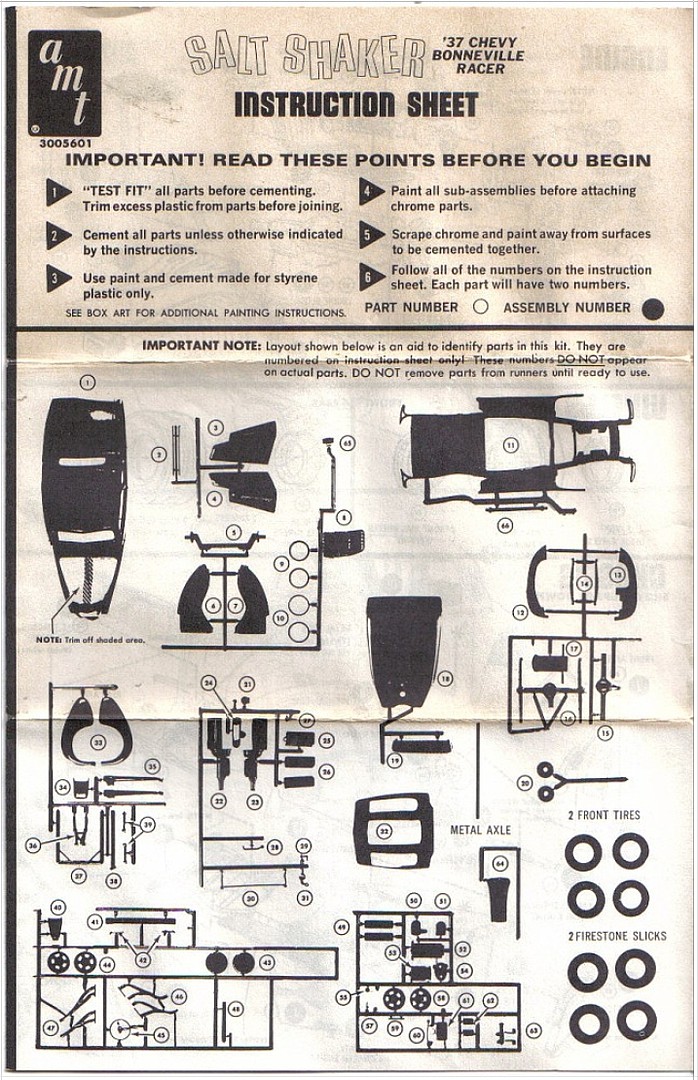1937 Chevy Coupe ''Salt Shaker'' -- Plastic Model Car Vehicle Kit -- 1/ ...