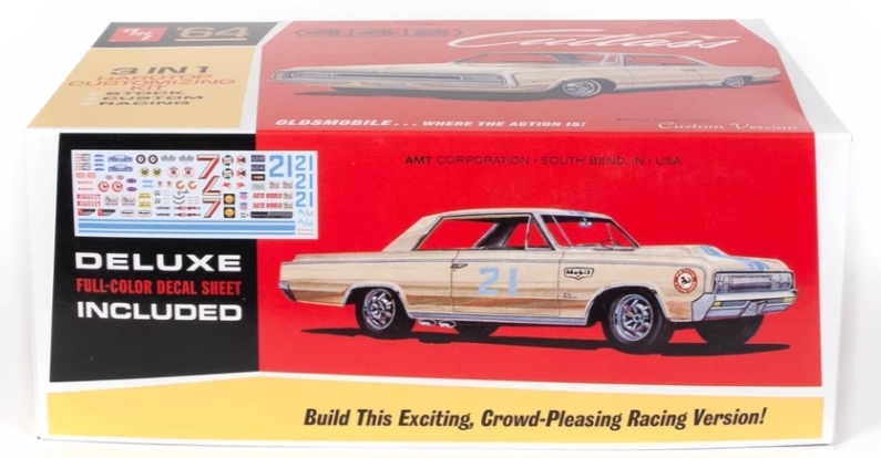 1964 Olds Cutlass 442 Hardtop Kit 1 -- Plastic Model Car Vehicle -- 1/ ...