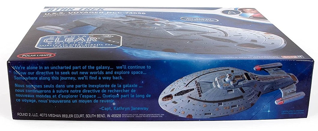 Star Trek U.S.S. Voyager Snap -- Plastic Model Spacecraft Kit -- 1/1000 ...
