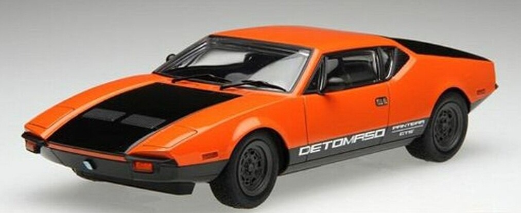 DeTomaso Pantera GTS Sports Car -- Plastic Model Car Vehicle Kit -- 1/ ...