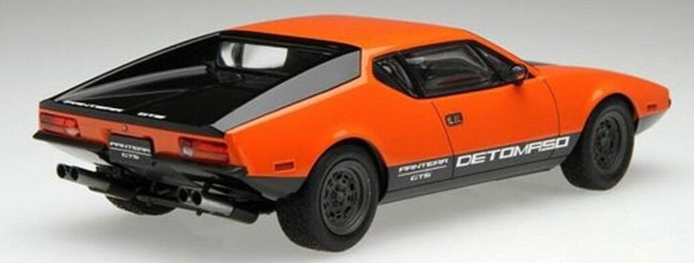 DeTomaso Pantera GTS Sports Car -- Plastic Model Car Vehicle Kit -- 1/ ...