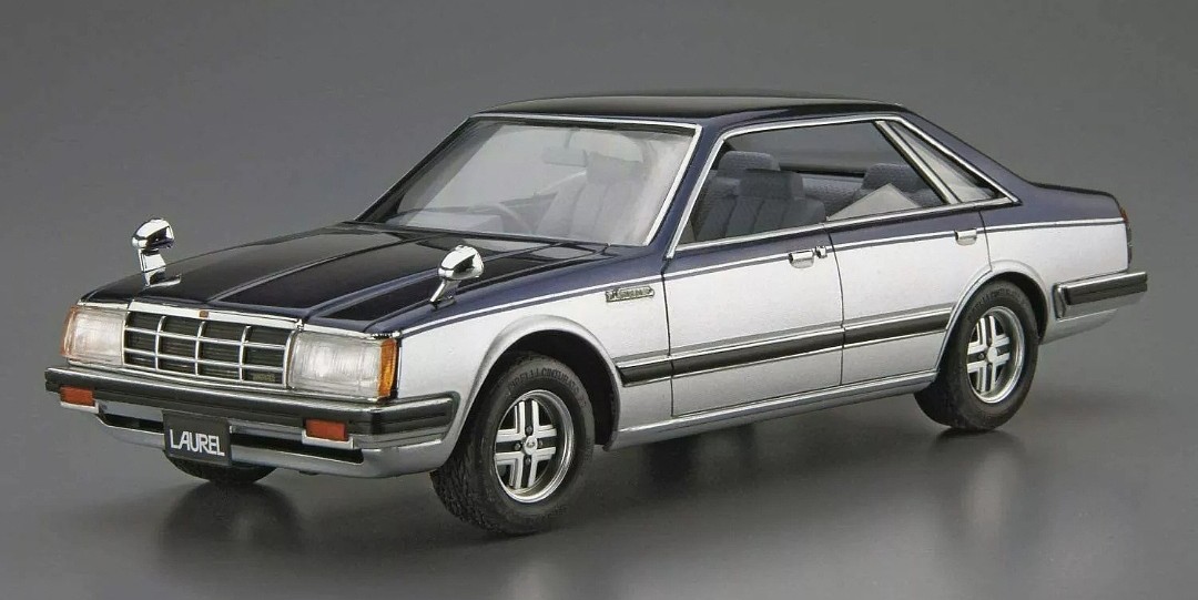 82' HC130 Laurel 2000 Turbo Medalist 4-Door -- Plastic Model Car ...