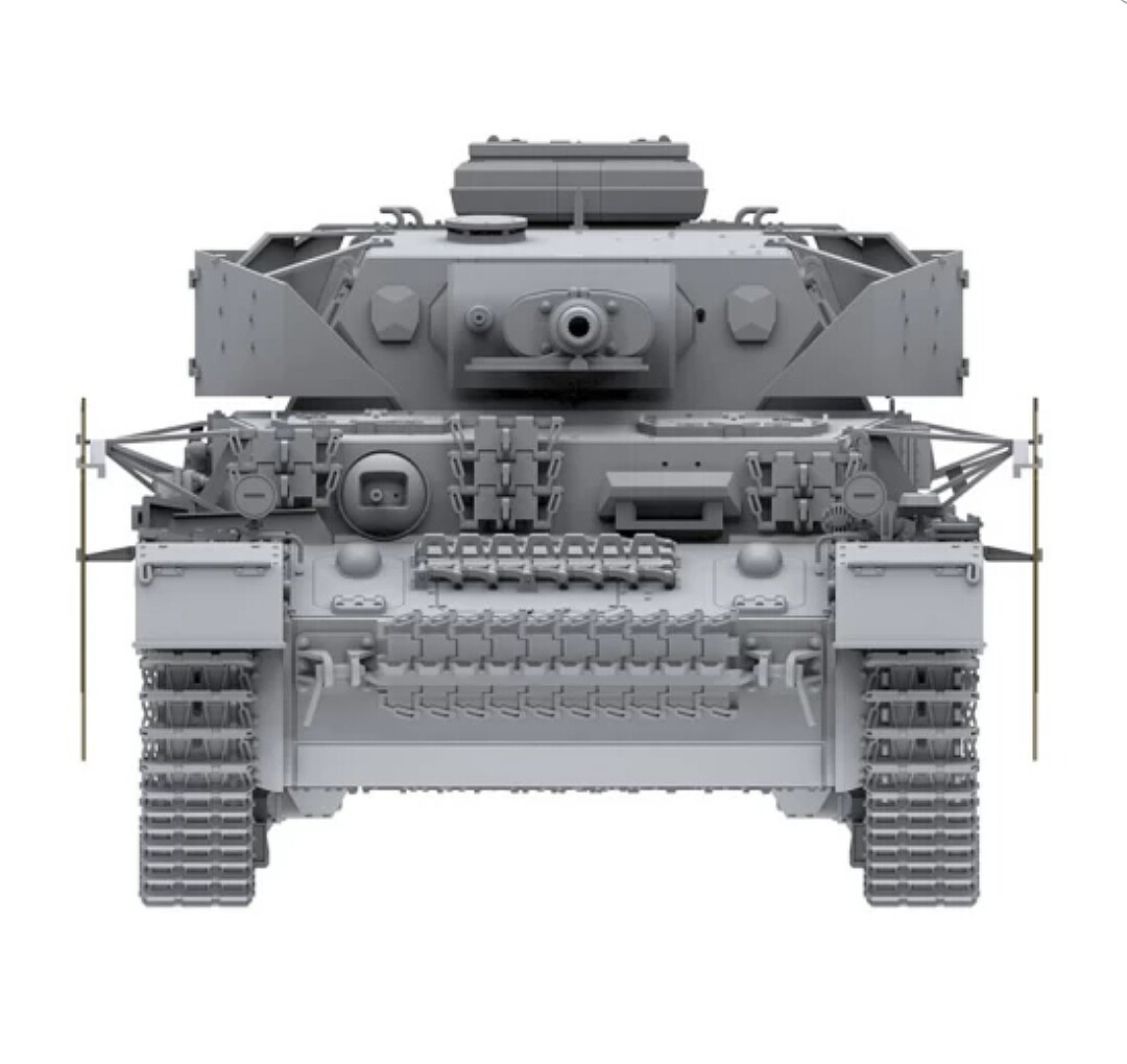 PzKpfw IV Ausf F1 Vorpanzer & Schuzen -- Plastic Model Military Vehicle ...