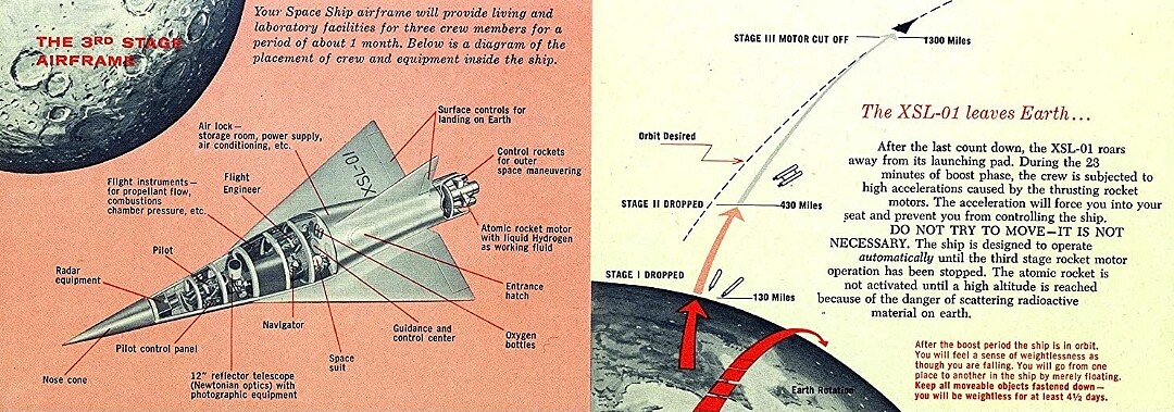 Moon Ship Spacecraft -- Science Fiction Plastic Model Kit -- 1/96 Scale ...