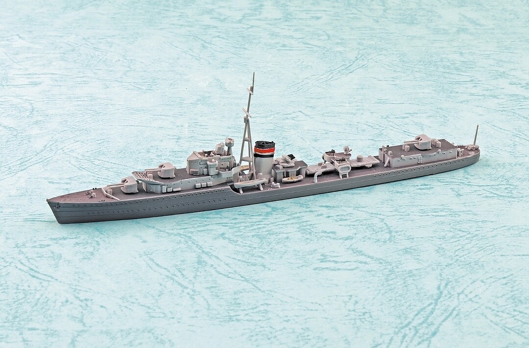 HMS Jervis British Destroyer Waterline -- Plastic Model Military Ship ...