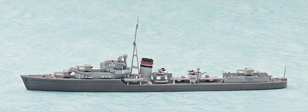HMS Jervis British Destroyer Waterline -- Plastic Model Military Ship ...