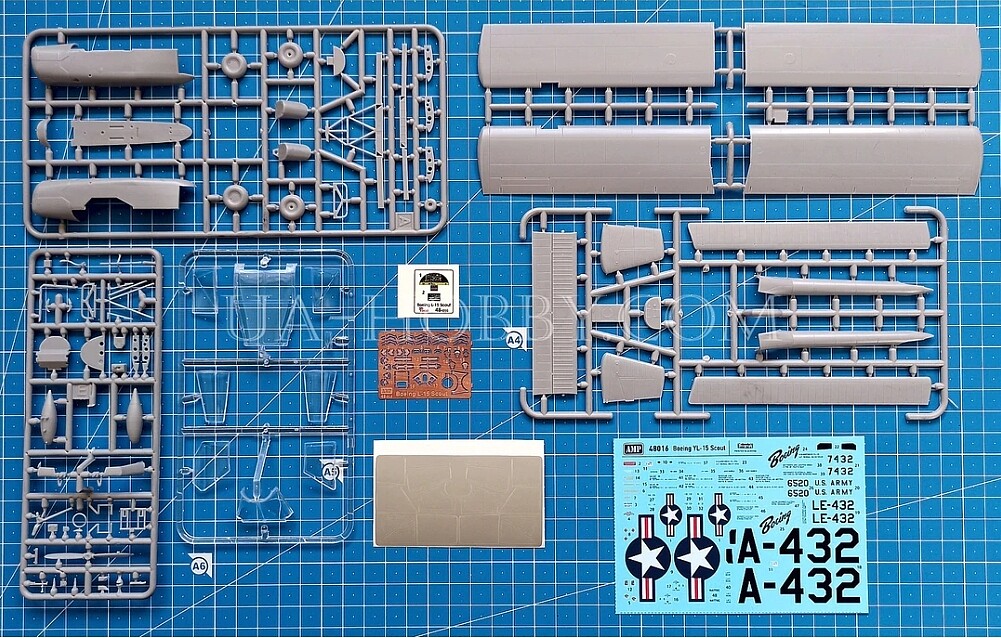 L15 Scout Liaison Aircraft -- Plastic Model Airplane Kit -- 1/48 Scale ...
