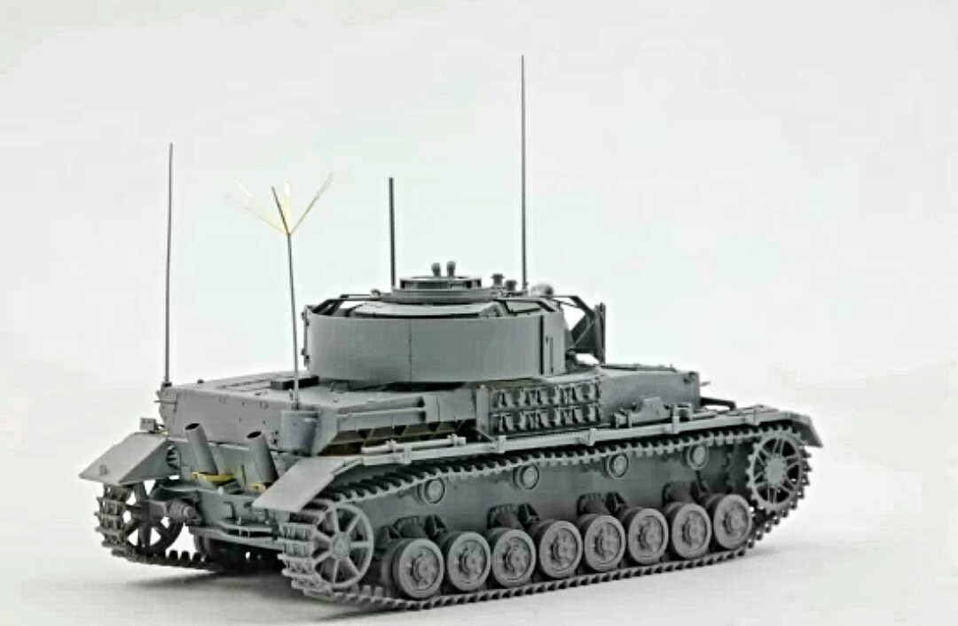 PzBeobWg IV Ausf J w/ Commander/Infantry -- Plastic Model Military ...
