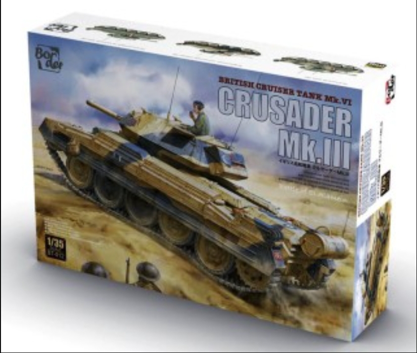 Crusader Mk III British Cruiser Mk VI -- Plastic Model Military Vehicle ...