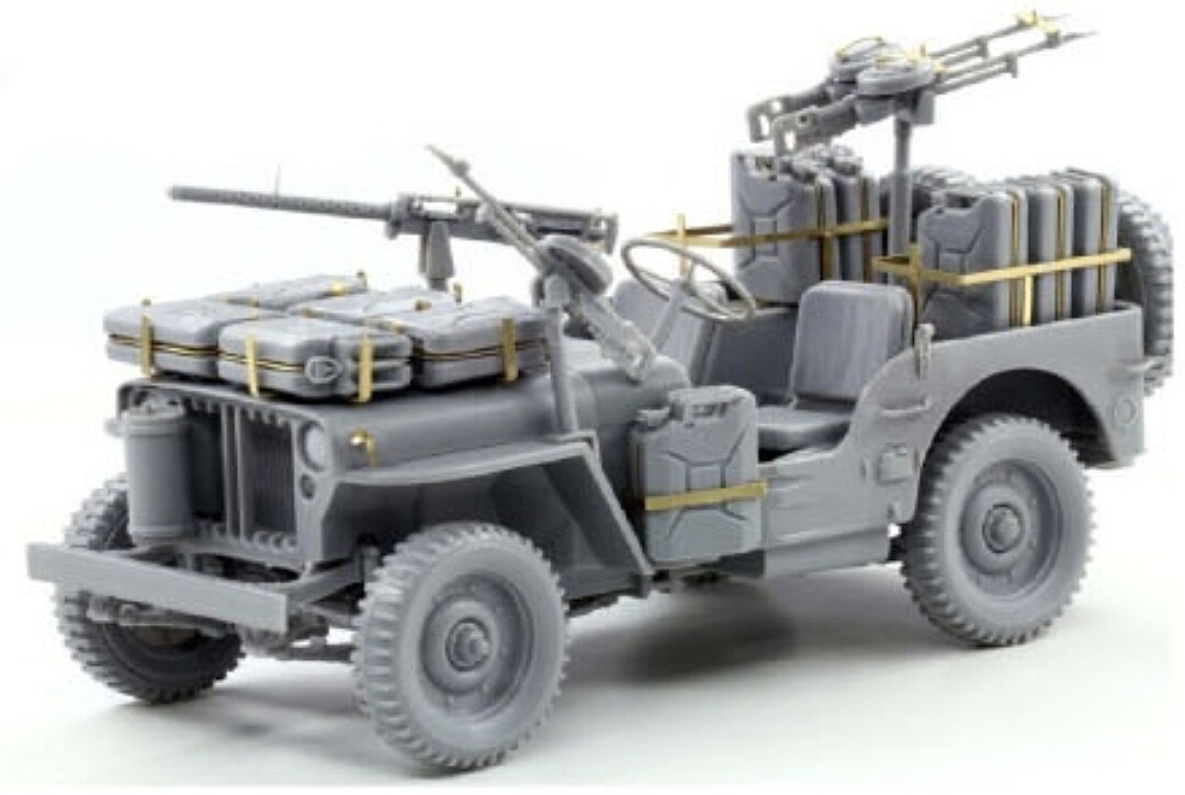 SAS 4x4 Truck Unit w/Commander & Crews -- Plastic Model Military ...