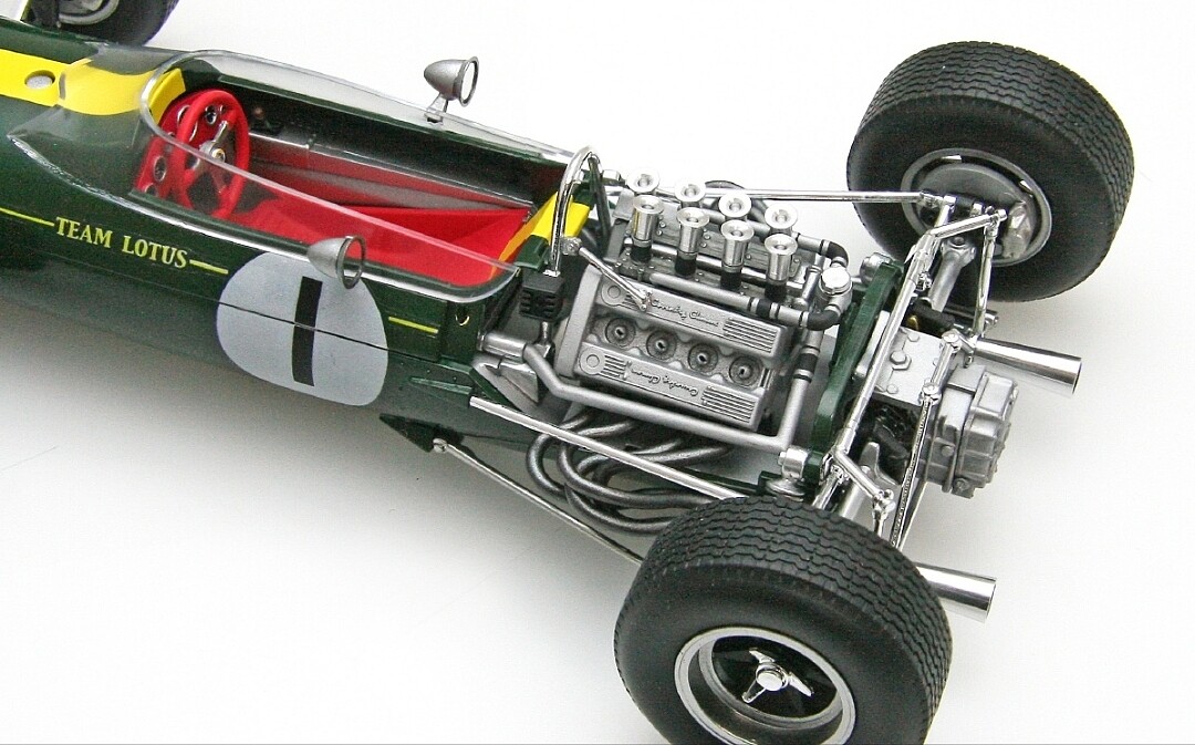 65' Lotus Type 33 F1 Climax FWMV Grand Prix Race -- Plastic Model Car ...