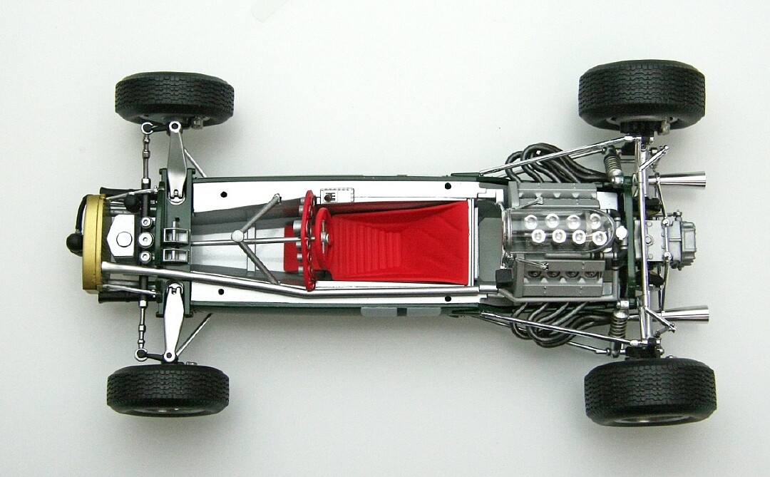 65' Lotus Type 33 F1 Climax FWMV Grand Prix Race -- Plastic Model Car ...