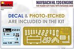 Mini-Art WWII Maybach HL 120 Engine for Panzer III/IV