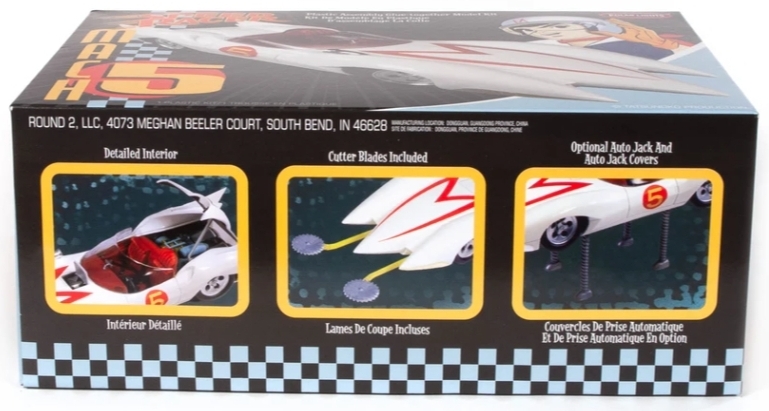 Speed Racer Mach 5 Race Car -- Plastic Model Car Vehicle Kit -- 1/25 ...