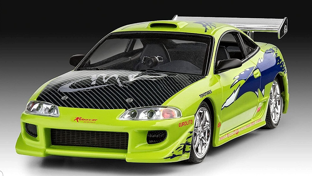 Fast & Furious Brian's 1995 Mitsubishi Eclipse Car -- Plastic Model Car ...