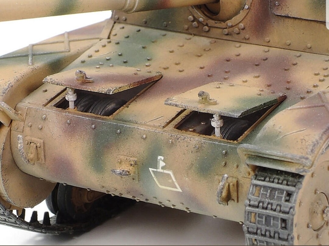 Semovente M42 da75/34 German Army -- Plastic Model Tank Kit -- 1/35 ...