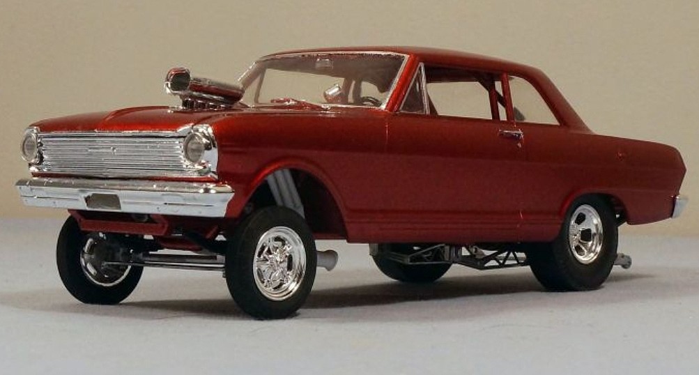 Chevy II Gasser -- Plastic Model Car Kit -- 1/25 Scale -- #2324 ...
