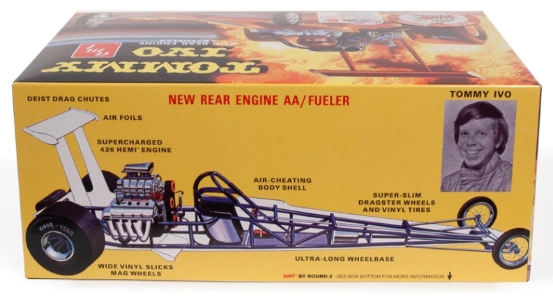 Tommy Ivo Rear Engine Dragster -- Plastic Model Car Vehicle Kit -- 1/25 ...