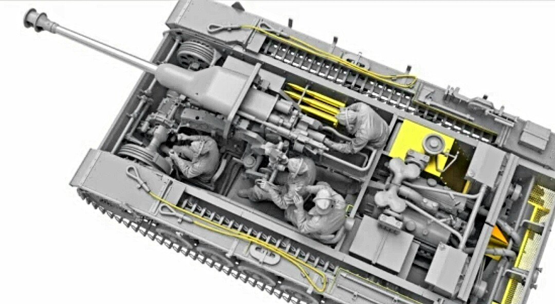 StuG III Ausf G Late Prod w/Full Interior -- Plastic Model Tank Vehicle ...